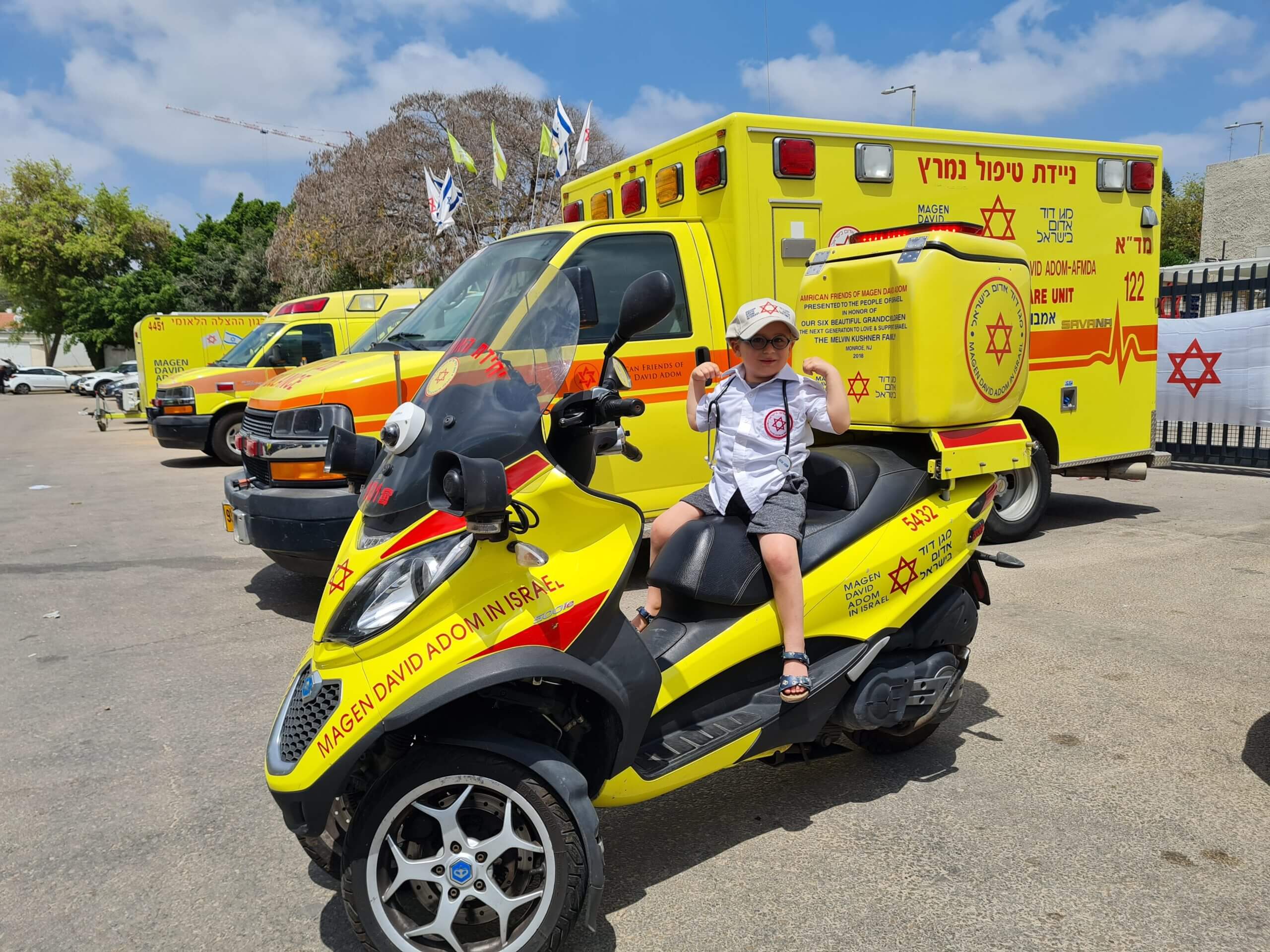 Magen David Adom’s Wish Ambulance helps fulfill the dreams of a 6-year ...
