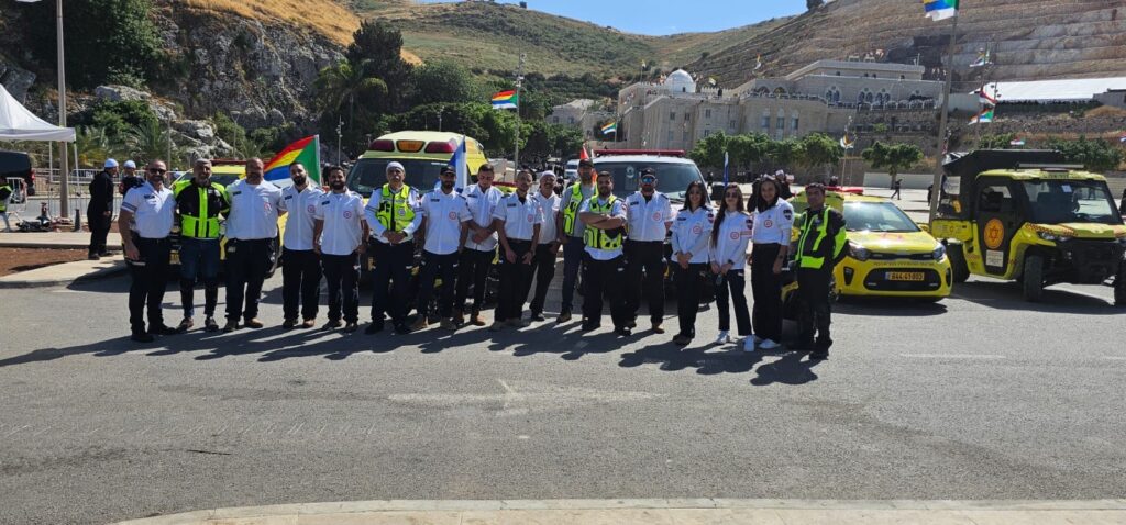 MDA saves Syrian pilgrim’s life after he suffers cardiac arrest. - AFMDA